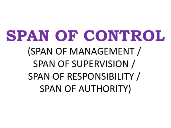(PPT) Span of Control
