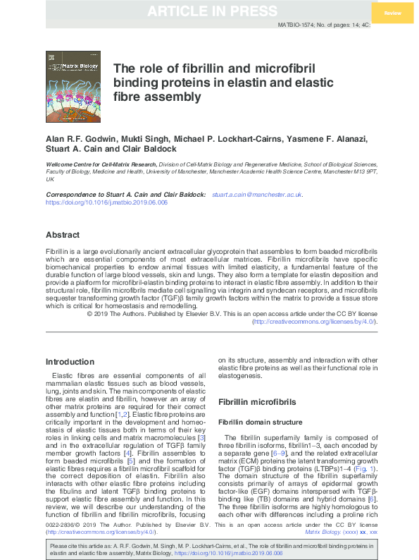 (PDF) Fibulin-5, an integrin-binding matricellular protein: its ...