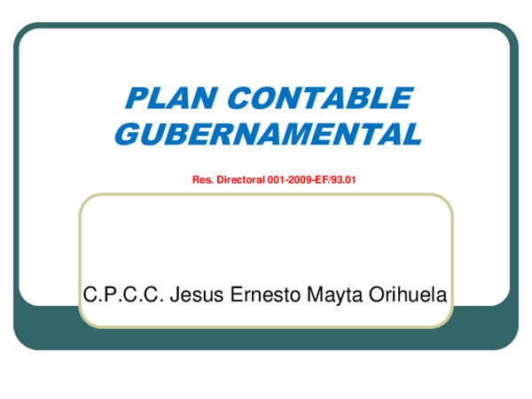 (PDF) PLAN CONTABLE GUBERNAMENTAL