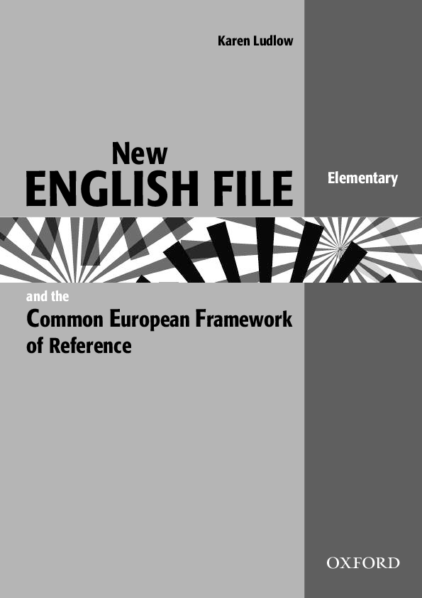 (PDF) Common European Framework of Reference New ENGLISH FILE Elementary