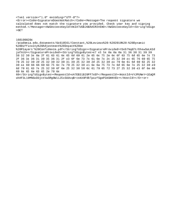 (PDF) Dynamic Difficulty Adjustment Impact on Players' Confidence