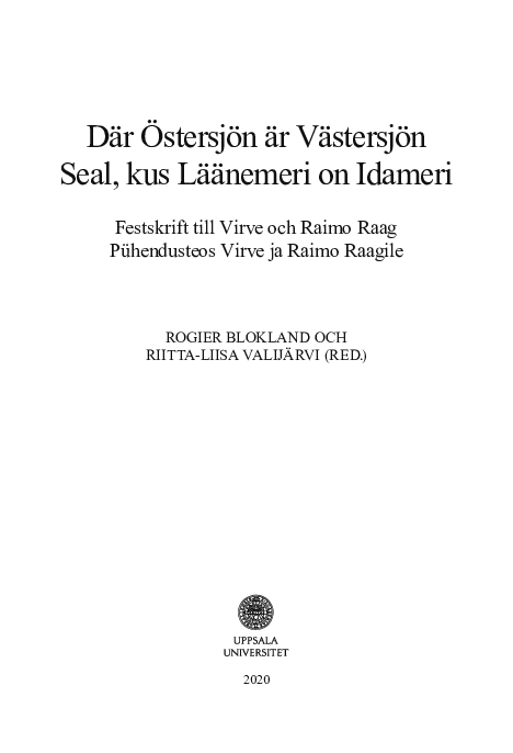 (PDF) On the development of some Saami kinship terms