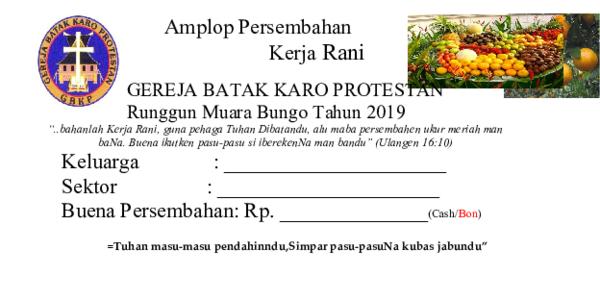 (DOC) Amplop Persembahan | Arie Lingga - Academia.edu