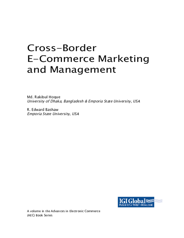 (PDF) Cross-Border E-Commerce Security Issues and Protections