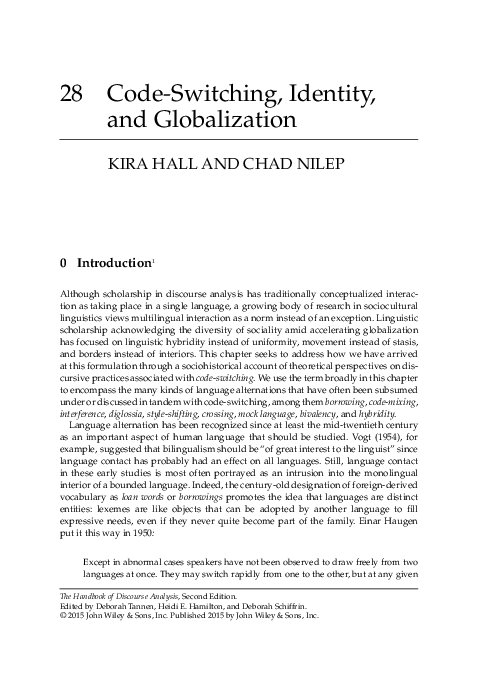 types of code switching