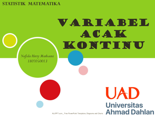 (PDF) Variabel Acak Kontinu
