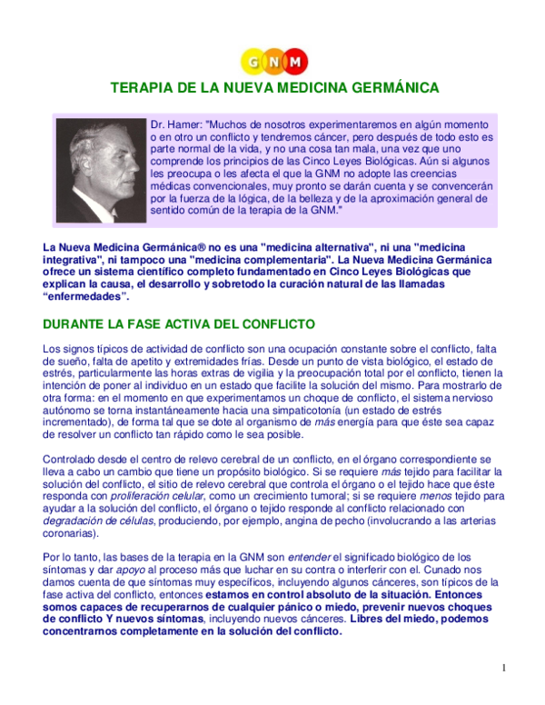 (PDF) TERAPIA DE LA NUEVA MEDICINA GERMÁNICA