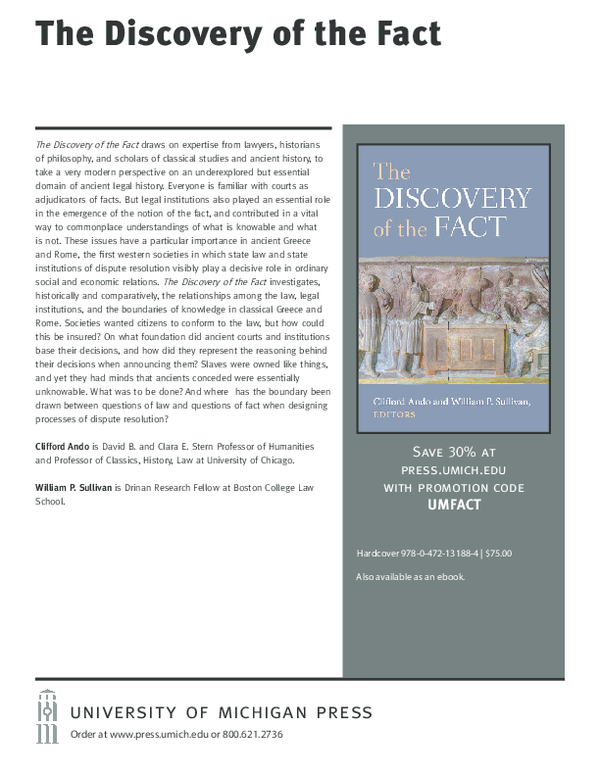 (PDF) The Discovery of the Fact