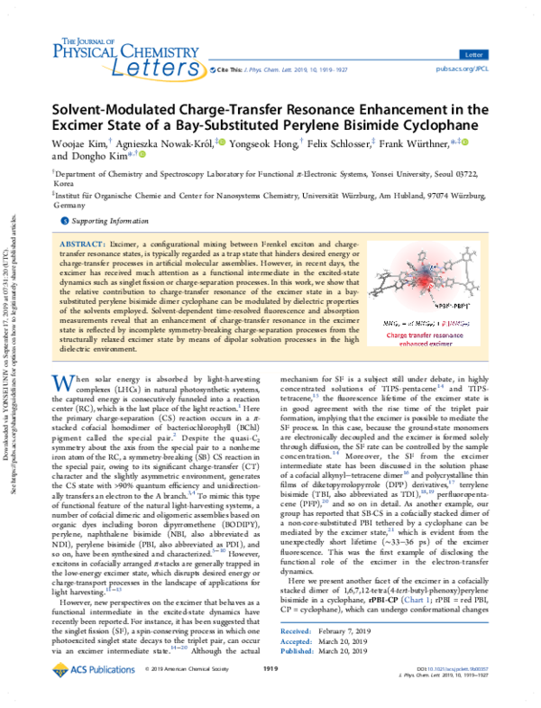 (PDF) Solvent-Modulated Charge-Transfer Resonance Enhancement in the ...
