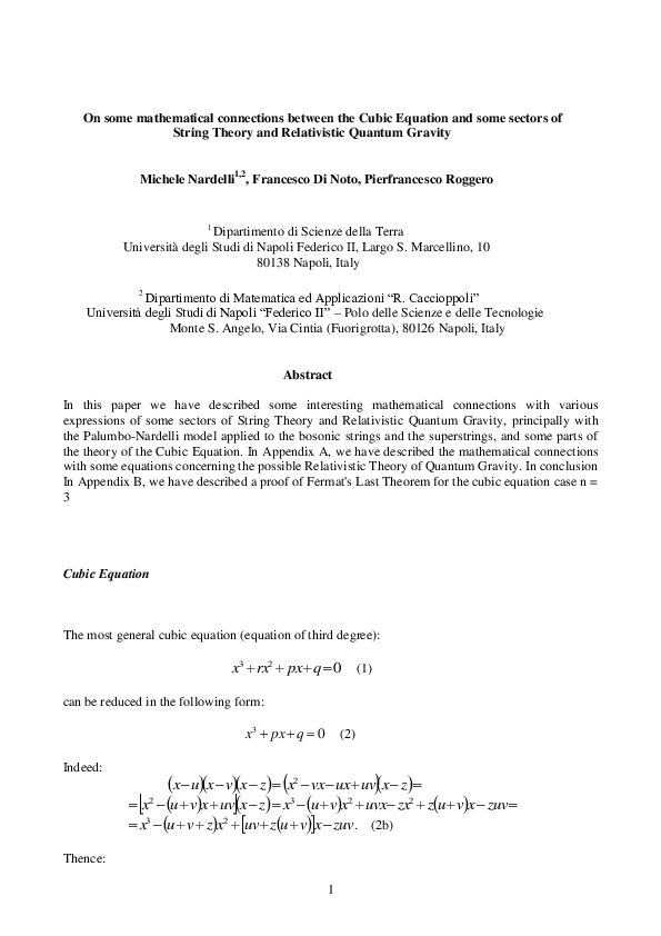 Pdf On Some Mathematical Connections Between Fermats Last Theorem Modular Functions Modular