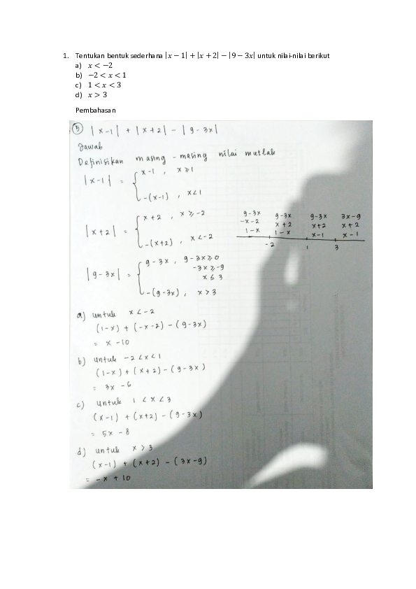 (PDF) Contoh soal nilai mutlak dan grafiknya