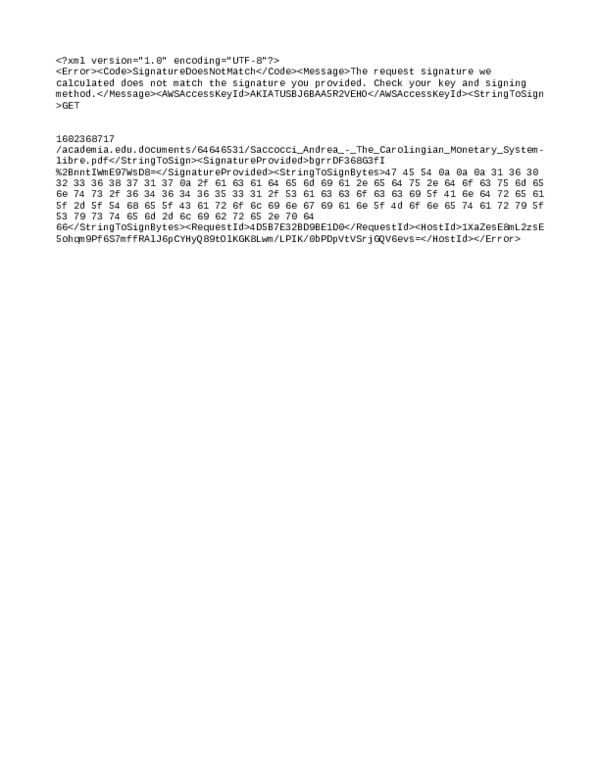 (PDF) The Carolingian monetary system, a milestone in the development ...