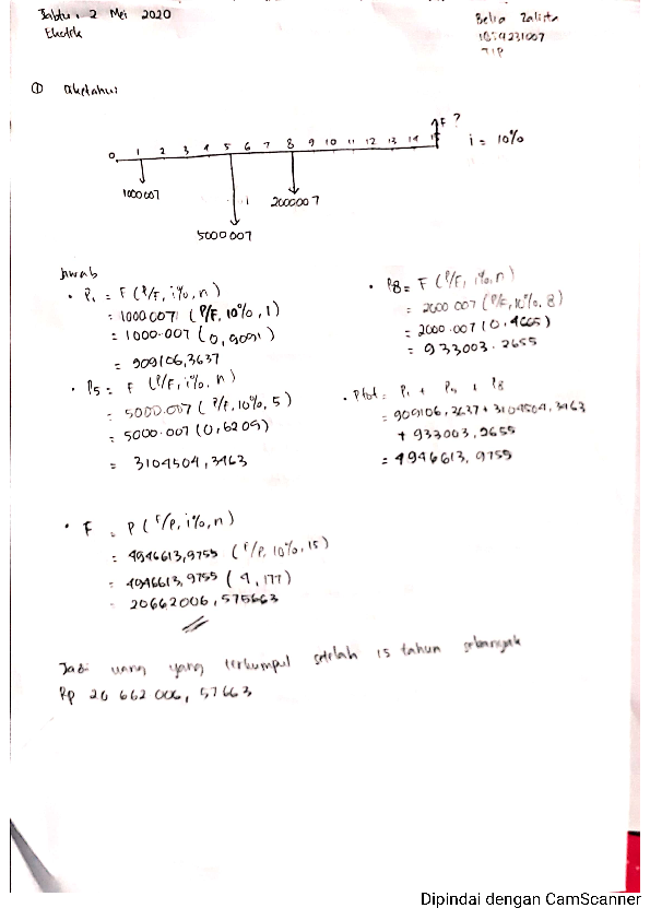 (PDF) soal tingkat bunga efektif dan nominal