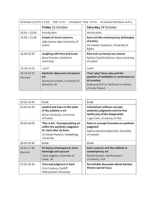 (PDF) Schematism without Concept: Aesthetic Judgments and the Free ...