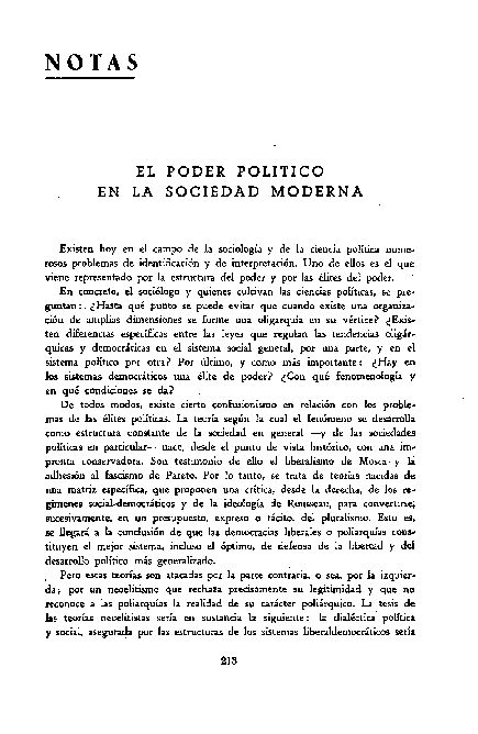 (PDF) Dialnet El Poder Politico En La Sociedad Moderna 1705332