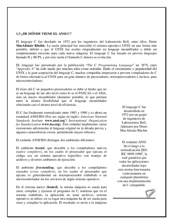 (PDF) 3 ¿DE DÓNDE VIENE EL ANSI C