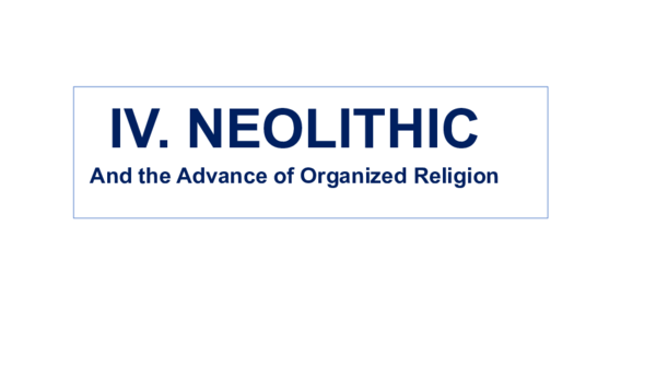 (PPT) Origin and Evolution of Abrahamic Religion, Lecture 4, Neolithic ...