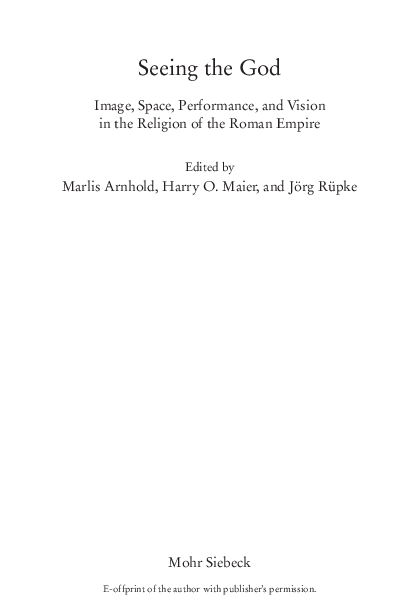 (PDF) Imagining the Absent and Perceiving the Present. An ...