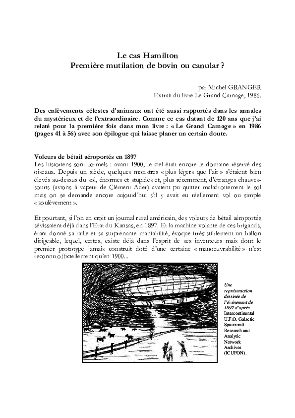 (PDF) LE CAS HAMILTON