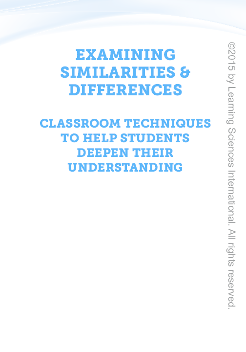 (PDF) EXAMINING SIMILARITIES & DIFFERENCES CLASSROOM TECHNIQUES TO HELP ...