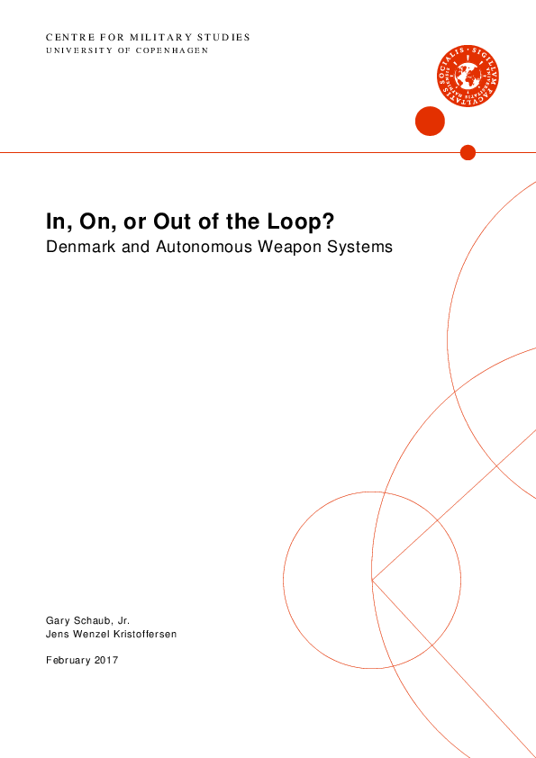(PDF) Autonomous Weapons Systems and the Future of War | Armin Krishnan ...