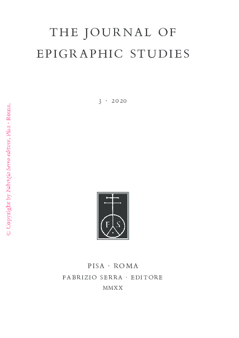 (PDF) Examples of “in-group” epigraphic language: the very first ...
