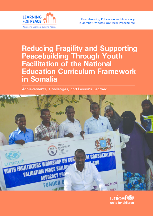 (PDF) Reducing Fragility and Supporting Peacebuilding Through Youth ...