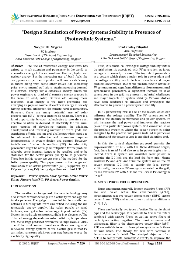 (PDF) INTERNATIONAL RESEARCH JOURNAL OF ENGINEERING AND TECHNOLOGY ...