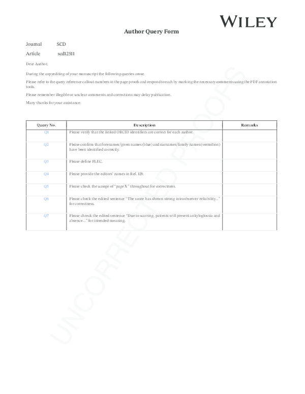(PDF) Author Query Form