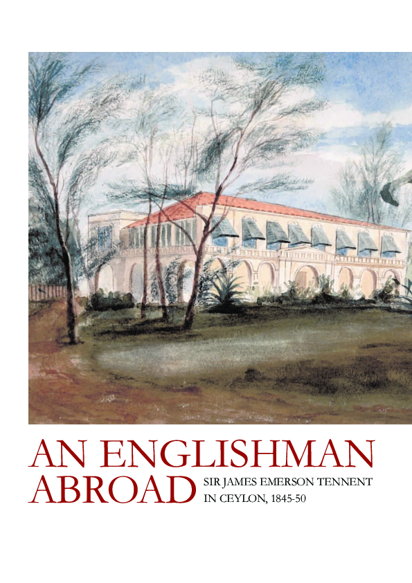 (PDF) ‘An Englishman Abroad - Sir James Emerson Tennent in Ceylon (Sri ...