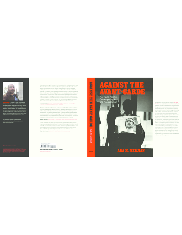 (PDF) Against the Avant Garde: Pier Paolo Pasolini, Contemporary Art ...