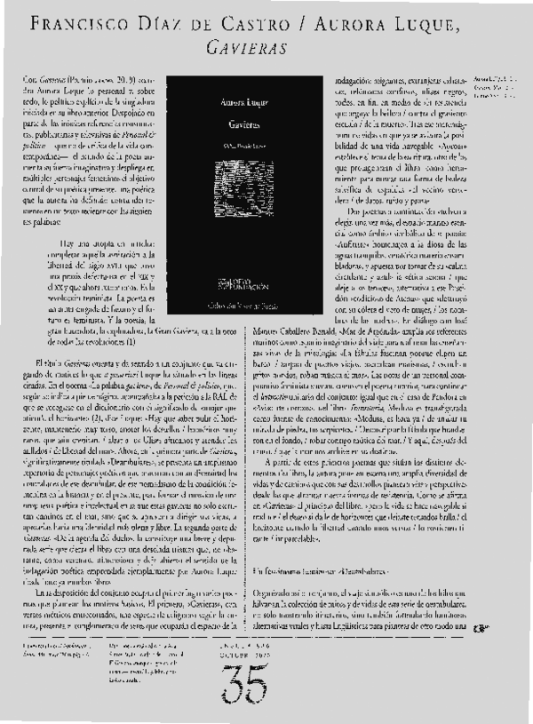 (PDF) Aurora Luque, Gavieras