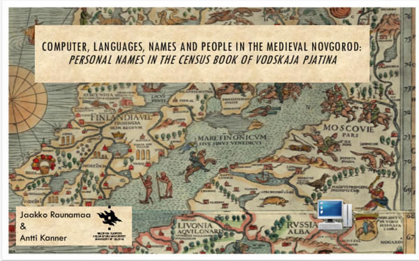 (PDF) Digital Analysis of Medieval Novgorod Names