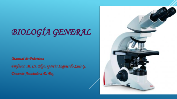 (PDF) BIOLOGÍA GENERAL