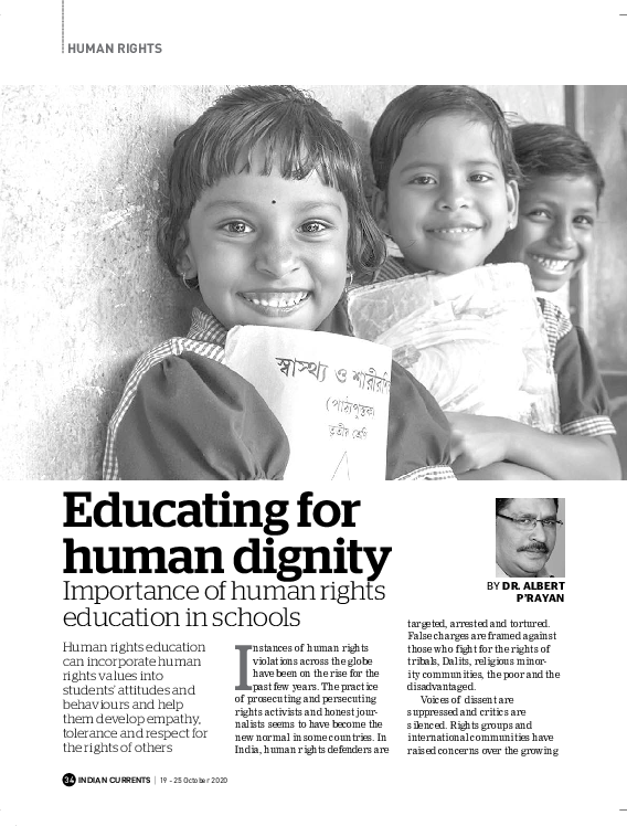 (PDF) Human rights education indian currents