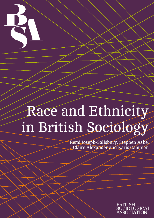 (PDF) Race and Ethnicity in British Sociology Report - British Sociological Association