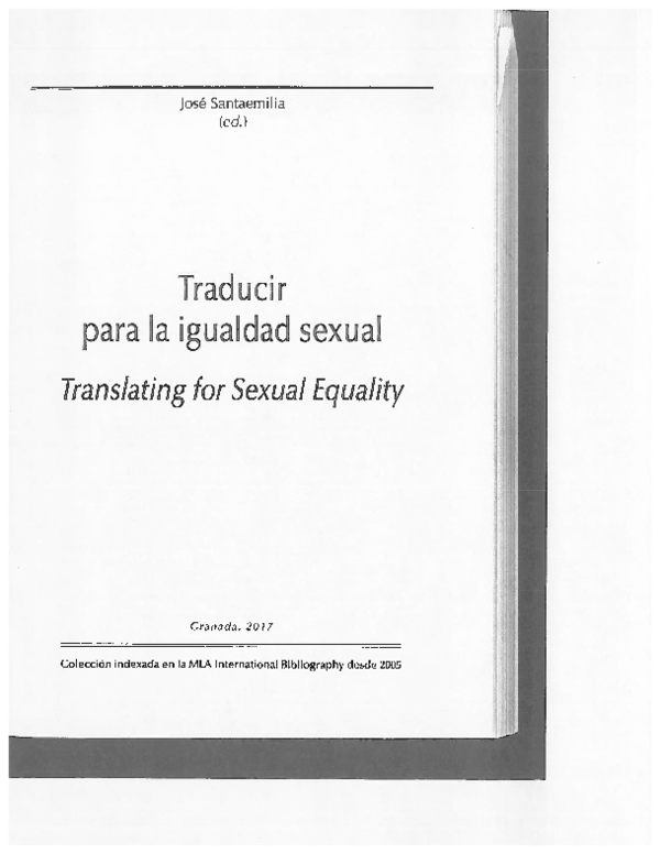 (PDF) James S. Holmes, Translation Studies and the Queer Ethics of the ...