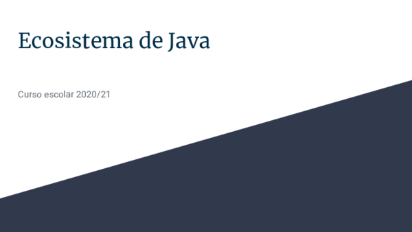 (PDF) Ecosistema de Java