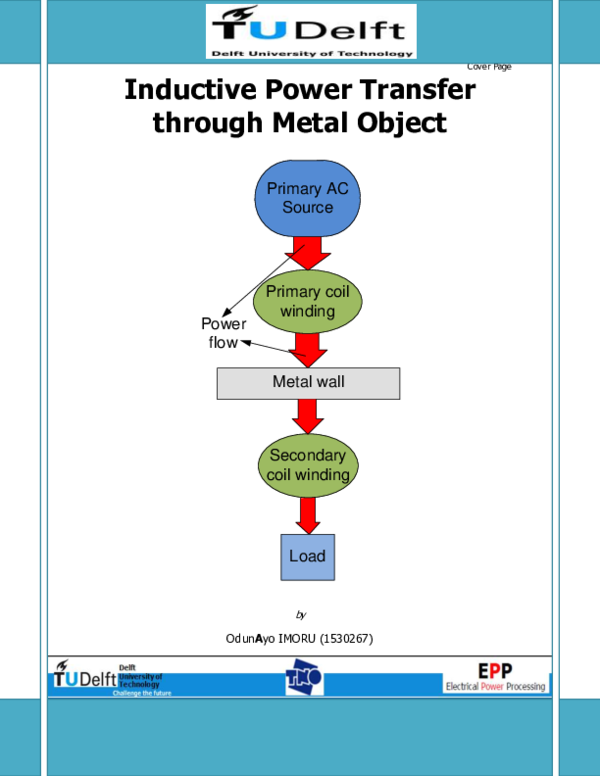 Pdf Inductive Power Transfer Through Metal Object