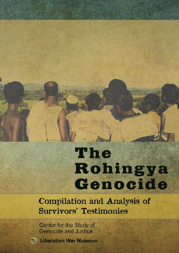 (PDF) The Rohingya Genocide: Compilation and Analysis of Survivors ...