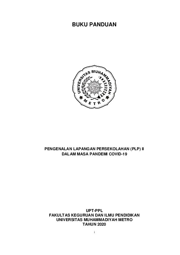 (PDF) PANDUAN PLP II FKIP UM METRO TAHUN