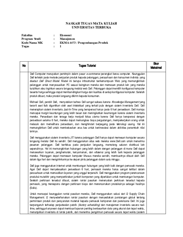 (DOC) NASKAH TUGAS MATA KULIAH UNIVERSITAS TERBUKA
