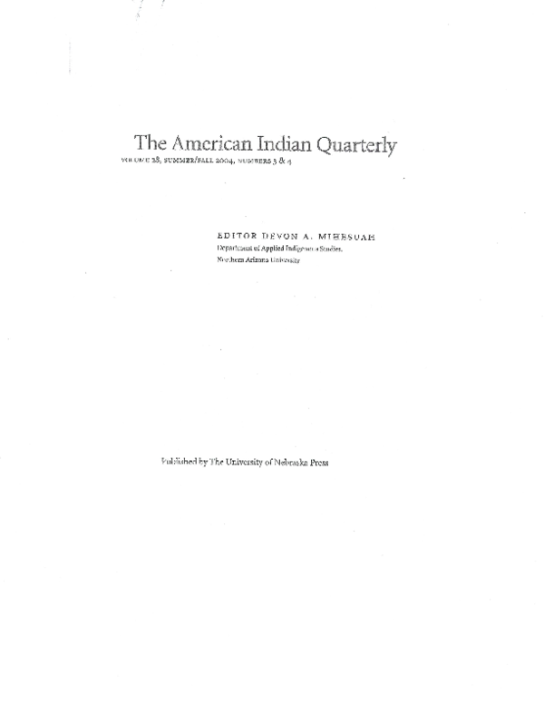 (PDF) Worldviews of Urban Iroquois Faculty: A Case Study of a Native ...