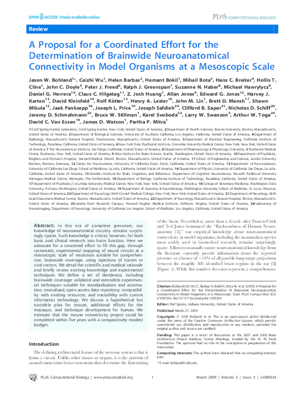 (PDF) A Proposal for a Coordinated Effort for the Determination of ...