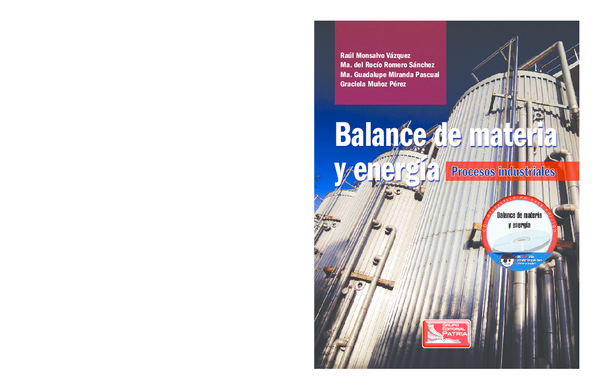 (PDF) Balance de materia y energía Procesos industriales Procesos industriales