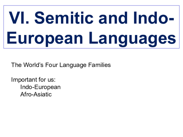 (PPT) Origin and Evolution of Abrahamic Religions, Lecture 6, Semitic ...