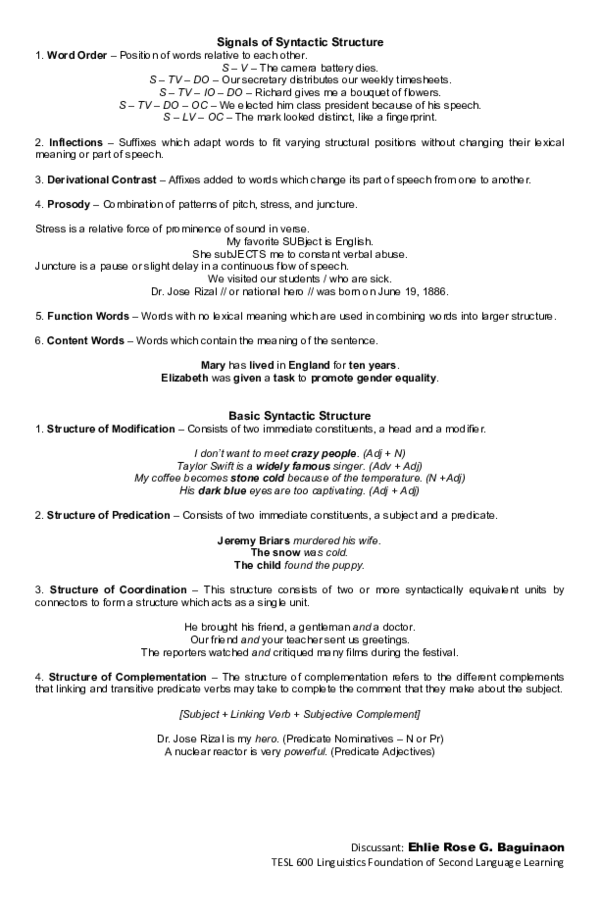 (DOC) Signals of Syntactic Structure