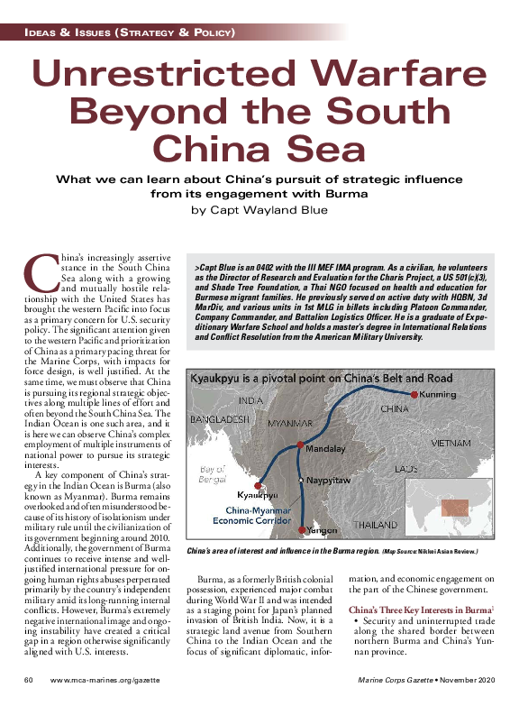 (PDF) Unrestricted Warfare Beyond the South China Sea
