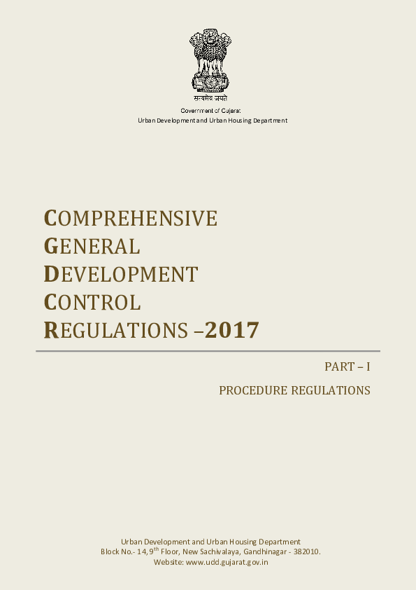 (PDF) COMPREHENSIVE GENERAL DEVELOPMENT CONTROL REGULATIONS -2017 PART ...