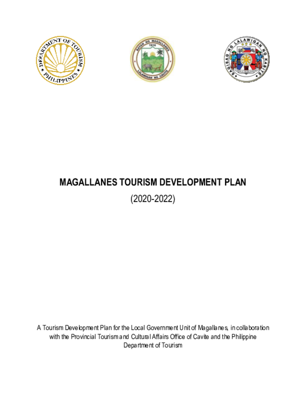 (PDF) Magallanes LGU Tourism Development Plan 2020-2022
